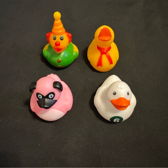 Toys | Rubber Ducks Colorful Bath Time Toy Set Of 4 | Poshmark